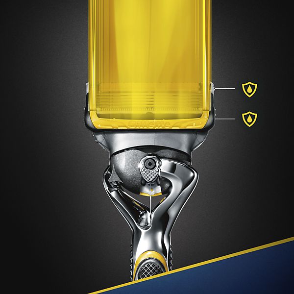 Gillette Fusion ProShield Yellow Razor - GILLETTE | Clas Ohlson