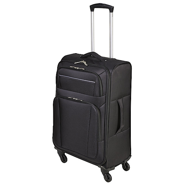 Asaklitt Lightweight trillekoffert, svart | Clas Ohlson