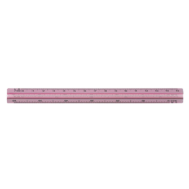 Linjal med skala, 15 cm | Clas Ohlson